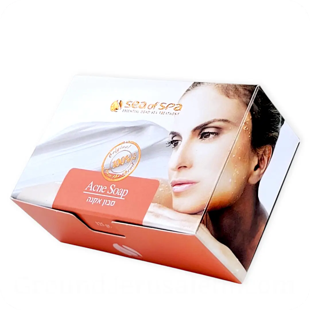 Acne Soap with Dead Sea Mud Minerals and a high concentration of ...