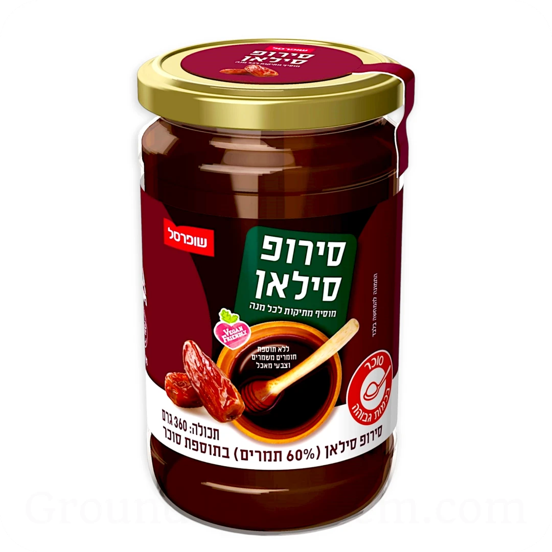 Dates Syrup 60% 360g / 12.7 oz — Made in Israel – GroundJerusalem.com ...