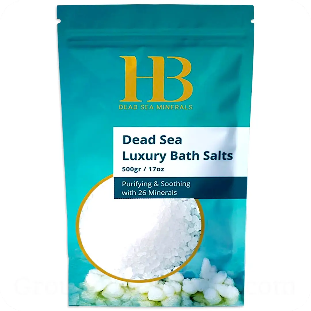 Dead Sea Luxury Bath Salts by HB 500g / 17oz — Made in Israel ...