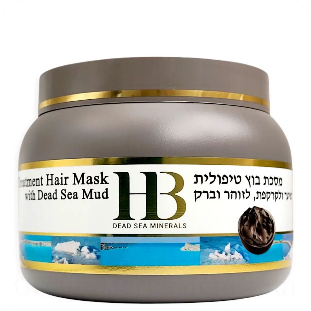 Hair Mask with Dead Sea Mud 250ml / 8.4 Fl.OZ — Made in Israel ...