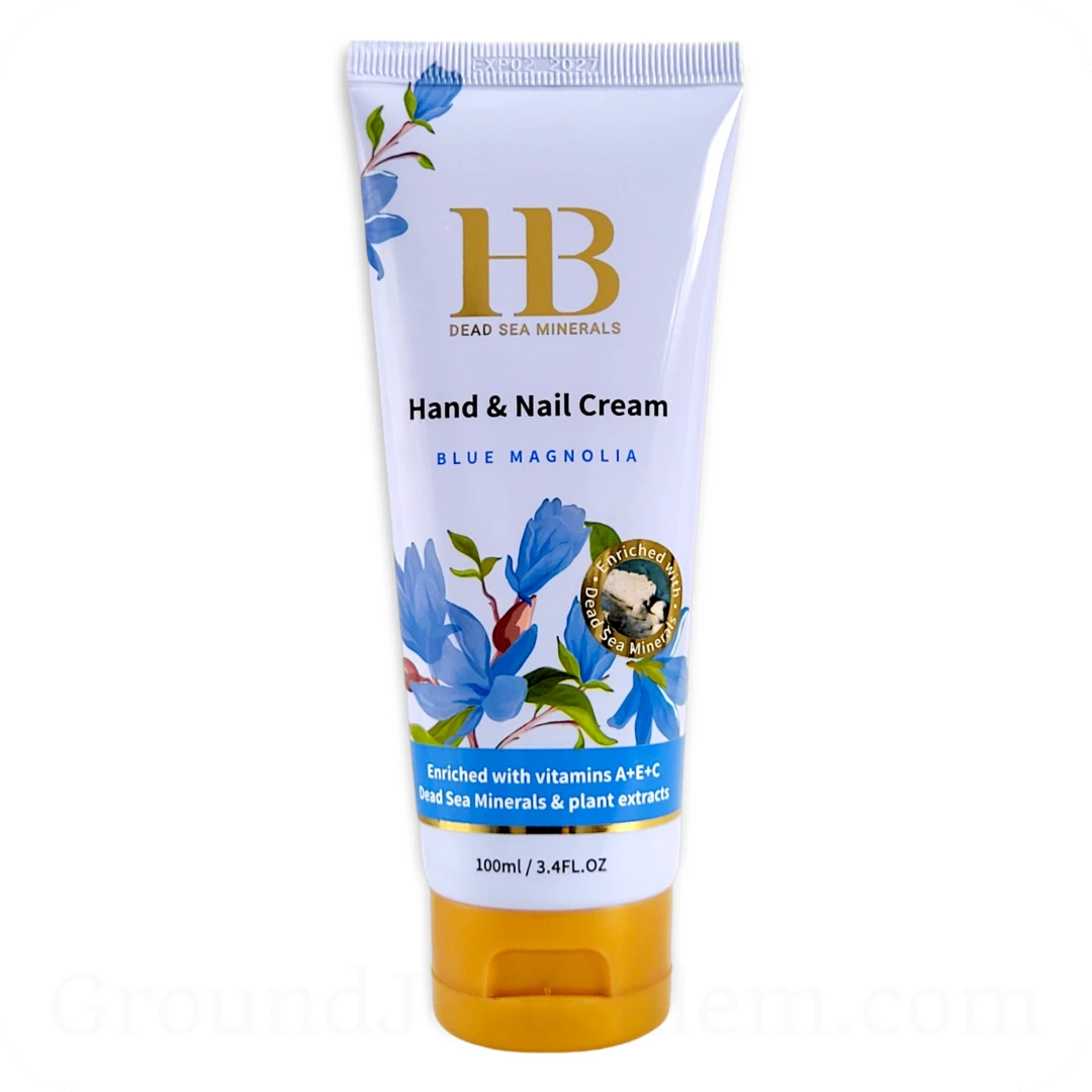 Hand & Nail Cream Blue Magnolia with Dead Sea Minerals 100ml / 3.4 Fl ...