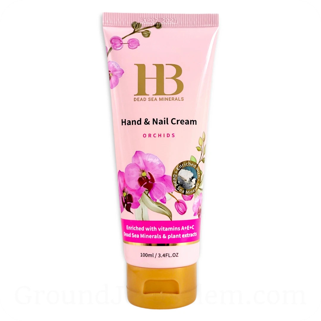 Hand & Nail Cream Orchids with Dead Sea Minerals 100ml / 3.4 Fl.OZ ...