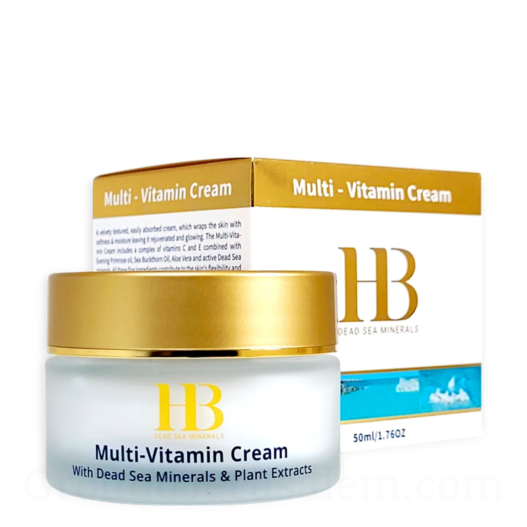 Multi-Vitamin Cream 50ml / 1.76 oz — Made in Israel – GroundJerusalem ...