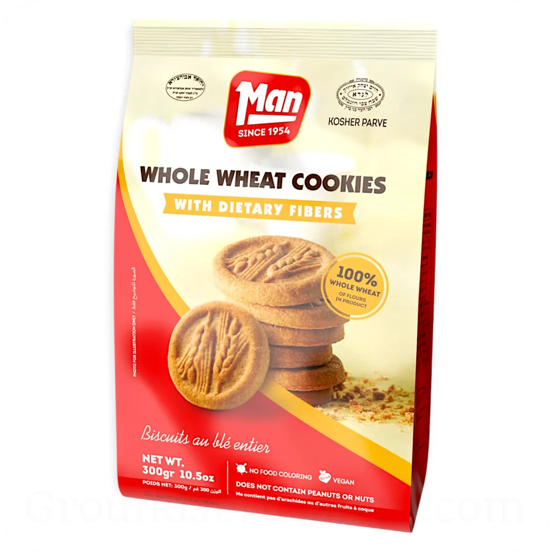 Whole Wheat Cookies with Dietary Fibers 300g / 10.5 oz — Made in Israel ...